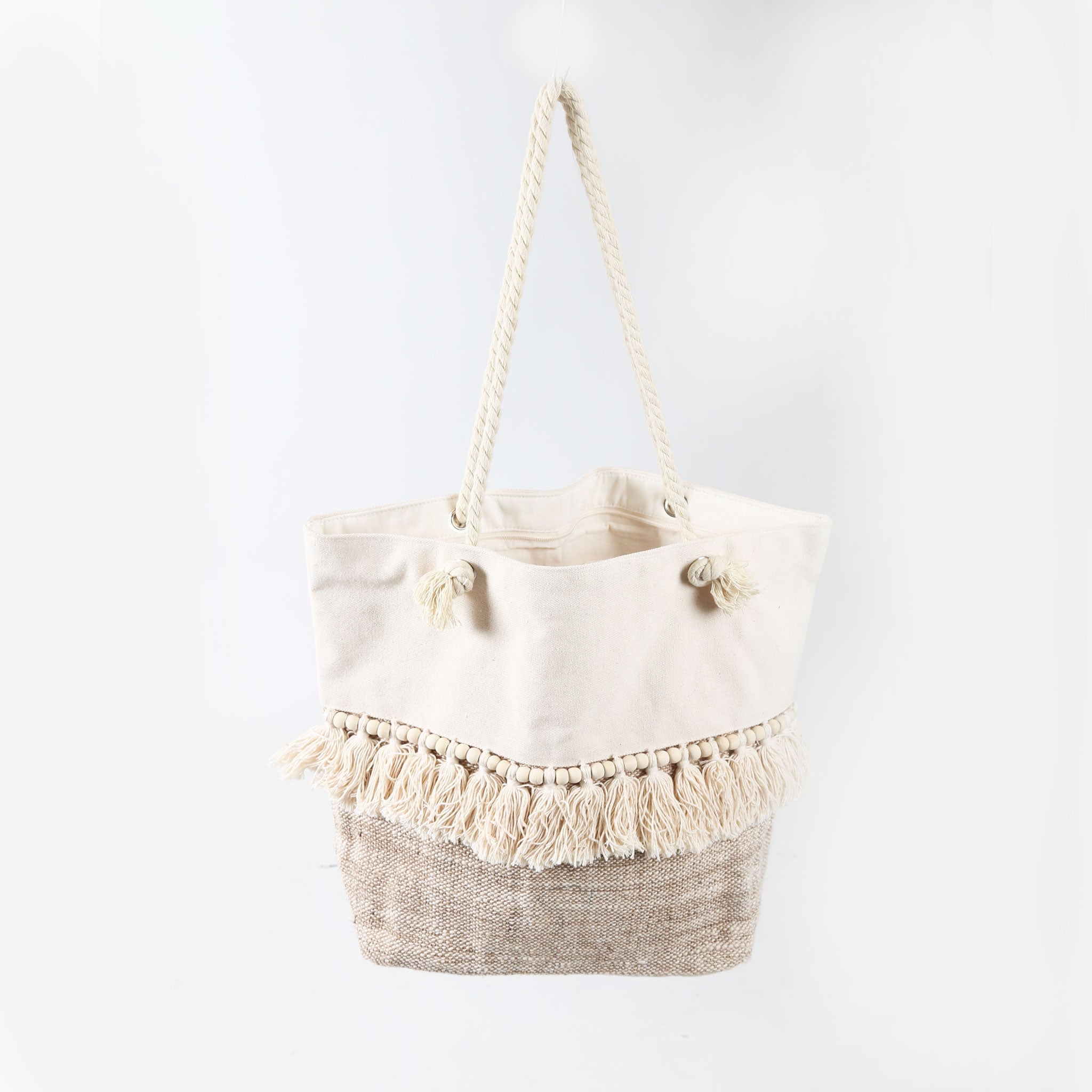 Cotton Canvas Canvas Tote Bag With Rope Handles 🧁 Cotton Canvas Bag ...