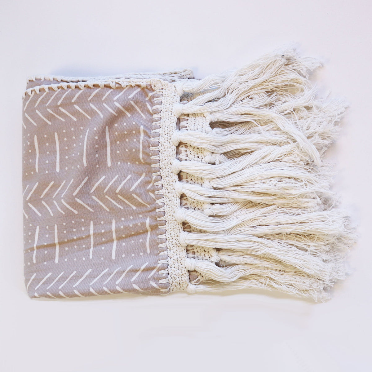 Light Pink Cotton Throw | Homewares | GBO Tropical Design Store | NZ ...